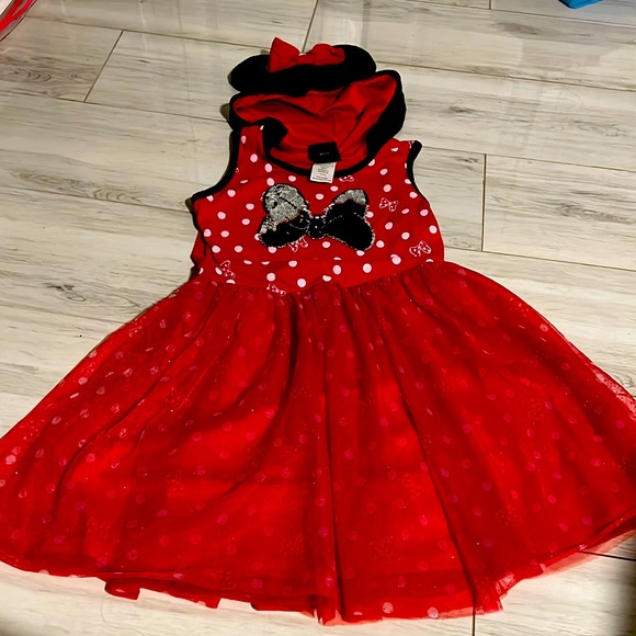 Disney | Dresses | Minnie Mouse Red Dress | Poshmark